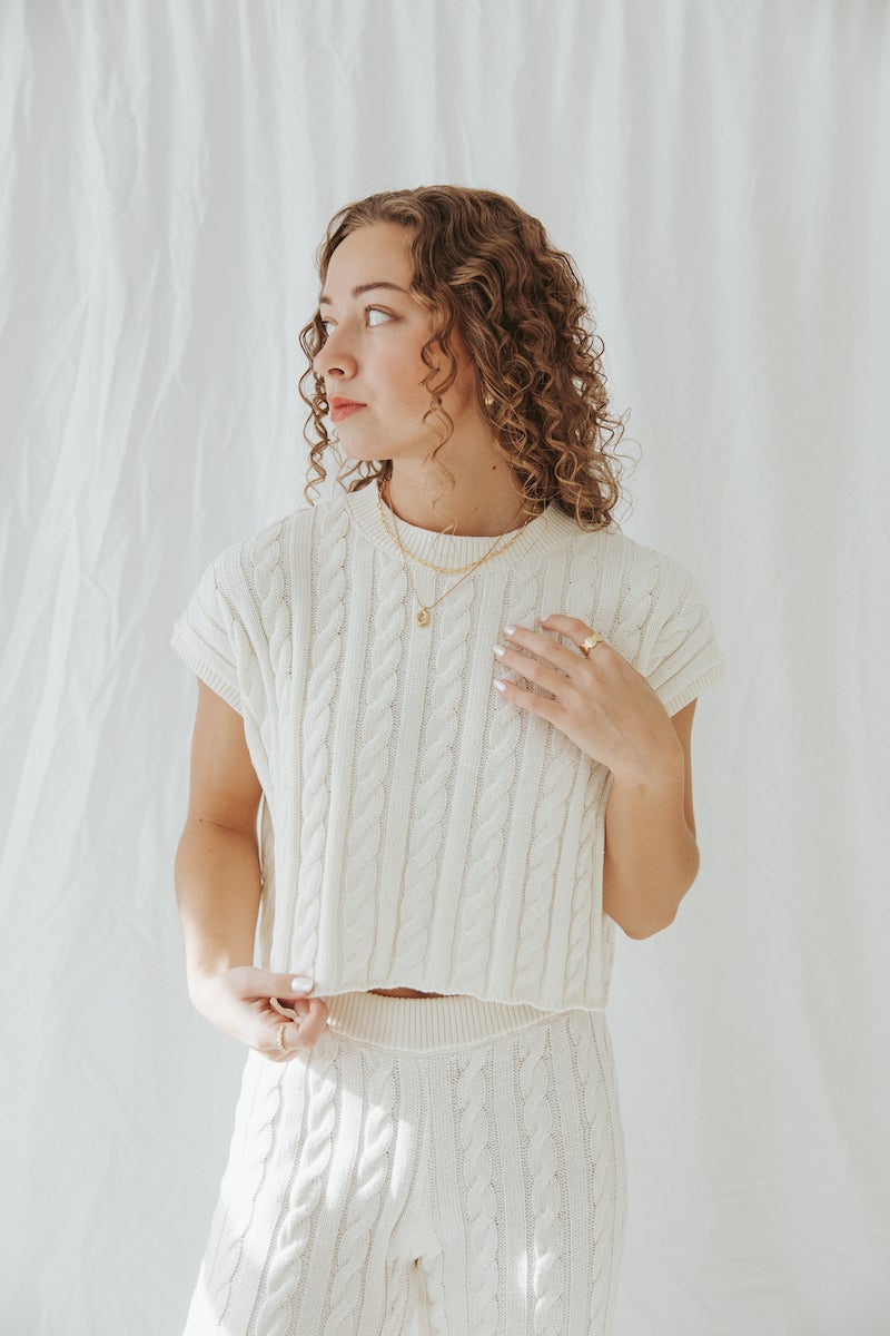 Porter Cable Knit Sweater Top | Grace + Gather