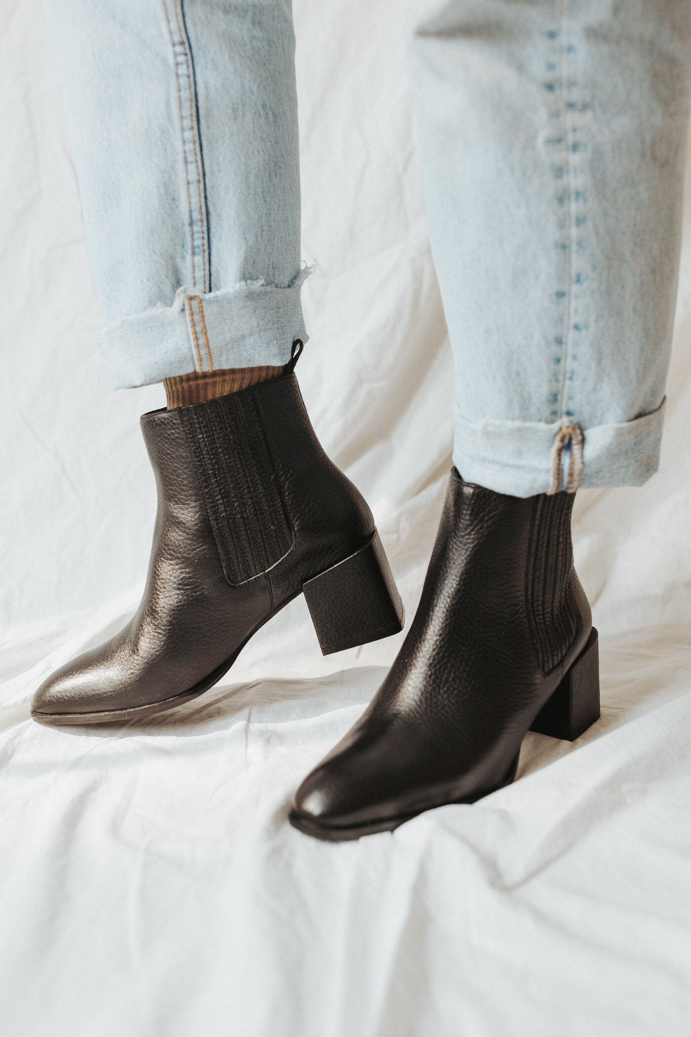 Seychelles Black Leather Boot | Grace + Gather
